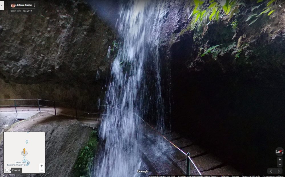 Fotos 360, no Google Street Map, Levada Nova - Ponta do Sol - Madeira