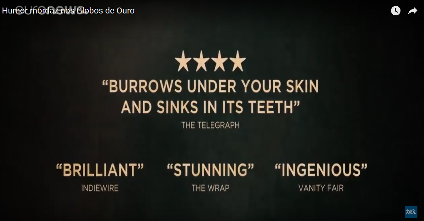 Humor mordaz nos Globos de Ouro [vídeo]